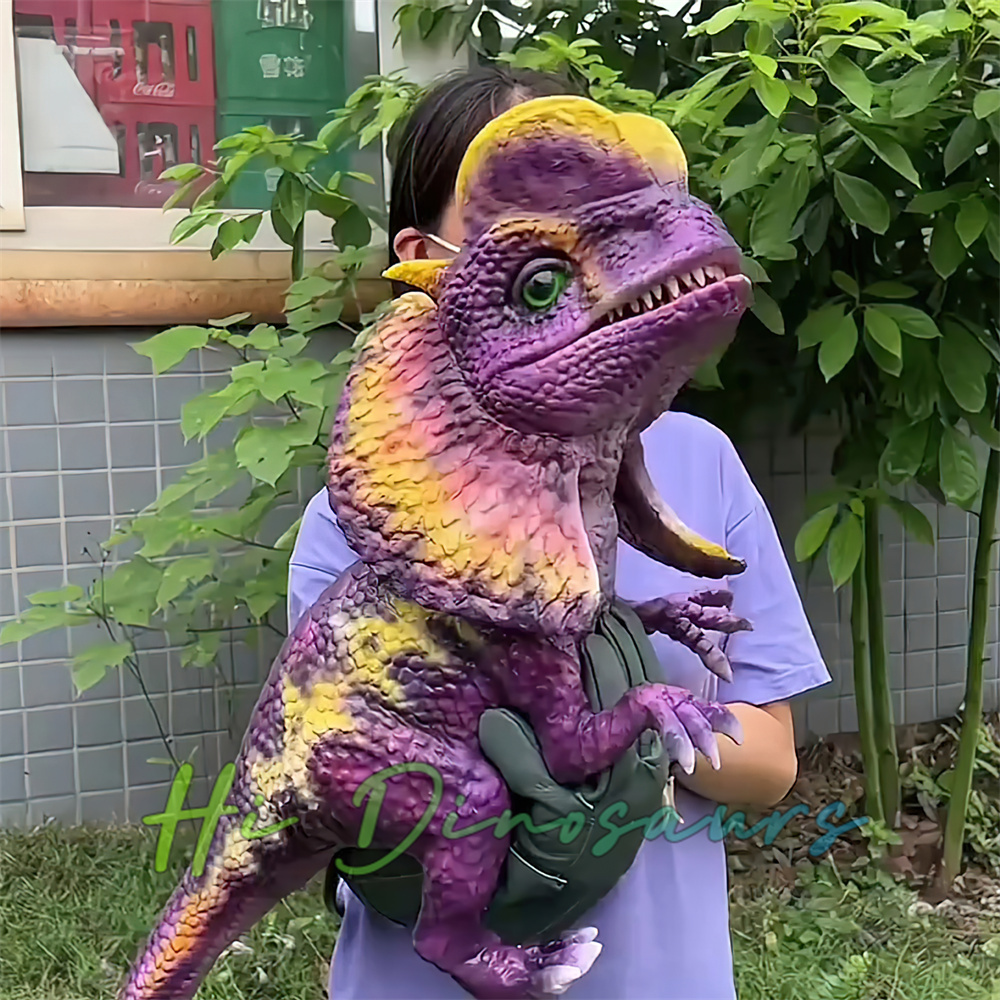 Realistic Little Purple Dilophosaurus Jurassic World | Hi Dinosaurs