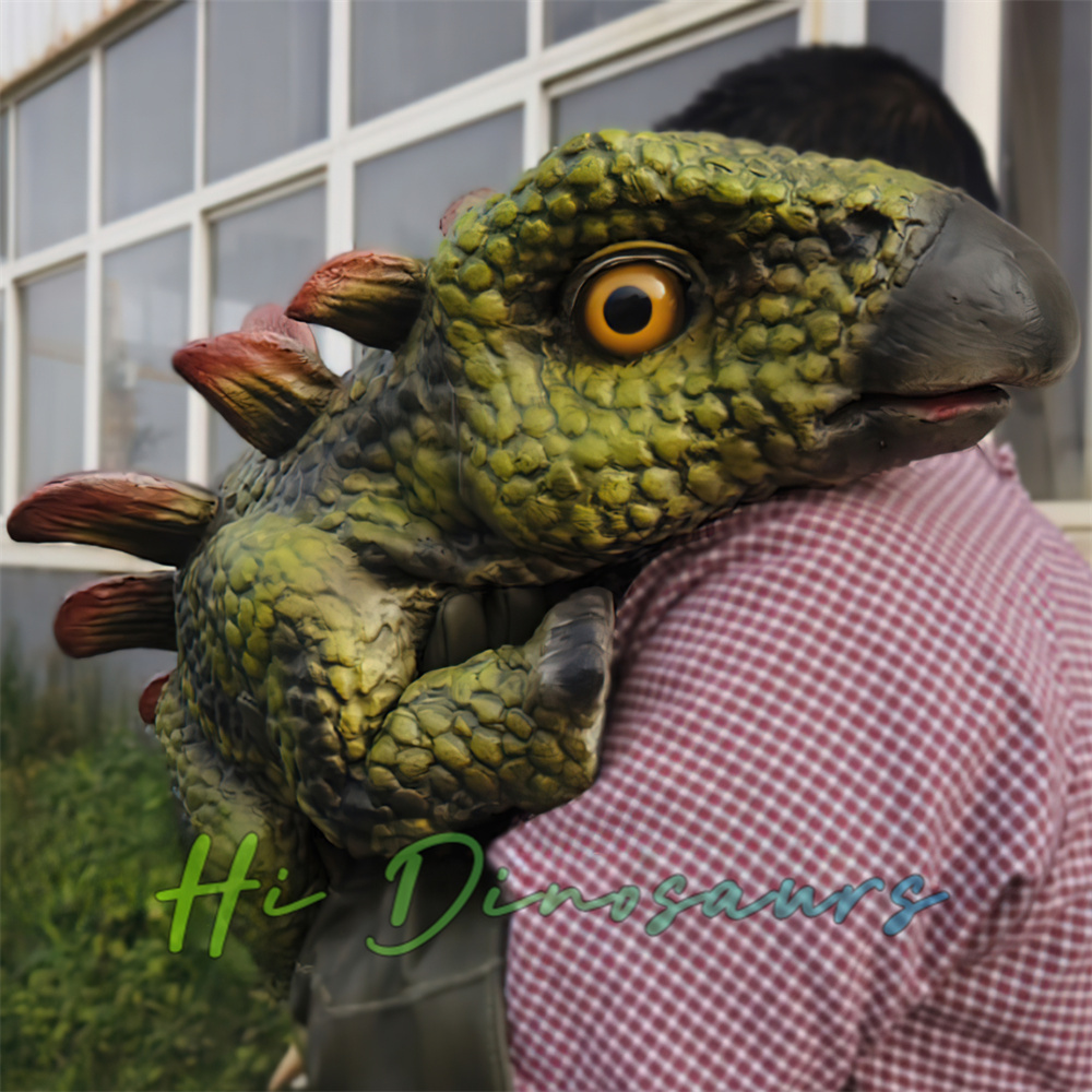 Realistic Fake Arm Stegosaurus Puppet Toy | Hi Dinosaurs