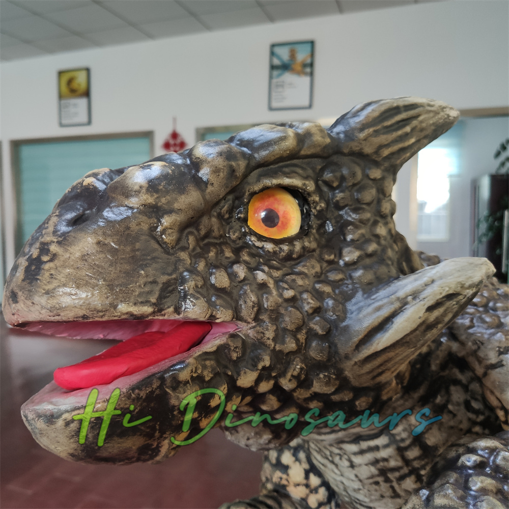 Realistic Bumpy Ankylosaur Baby Dino Puppet | Hi Dinosaurs