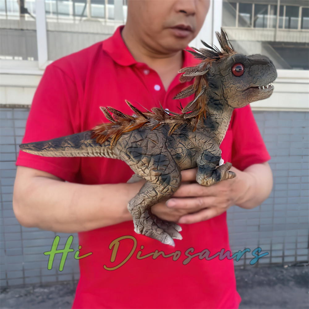 Cute Feathered Mini T-Rex Puppet | Hi Dinosaurs