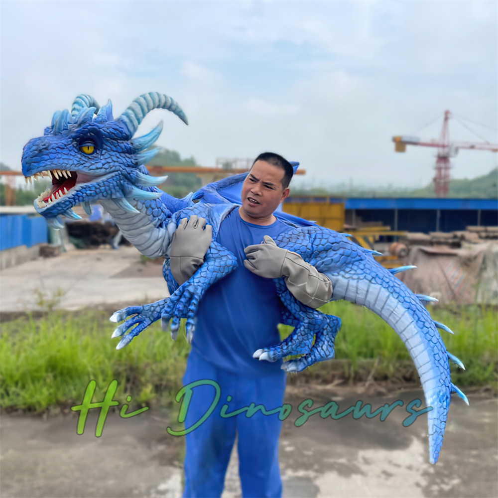 Stunning Blue Dragon Puppet For Events | Hi Dinosaurs