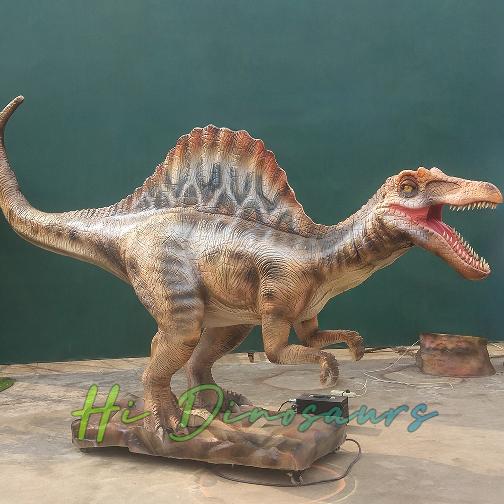 Lifelike Animatronic Roaring Spinosaurus Dino Statue | Hi Dinosaurs