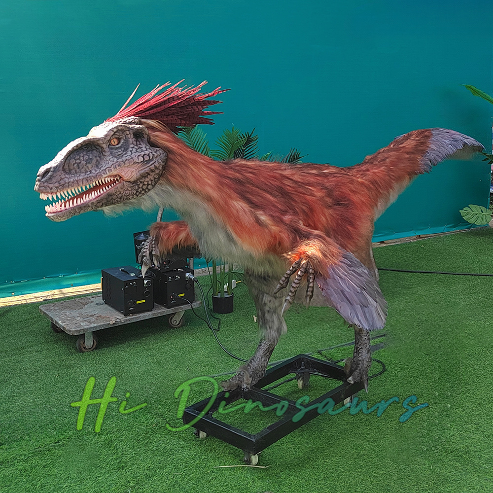 Jurassic World Dominion Animatronic Pyroraptor Model | Hi Dinosaurs