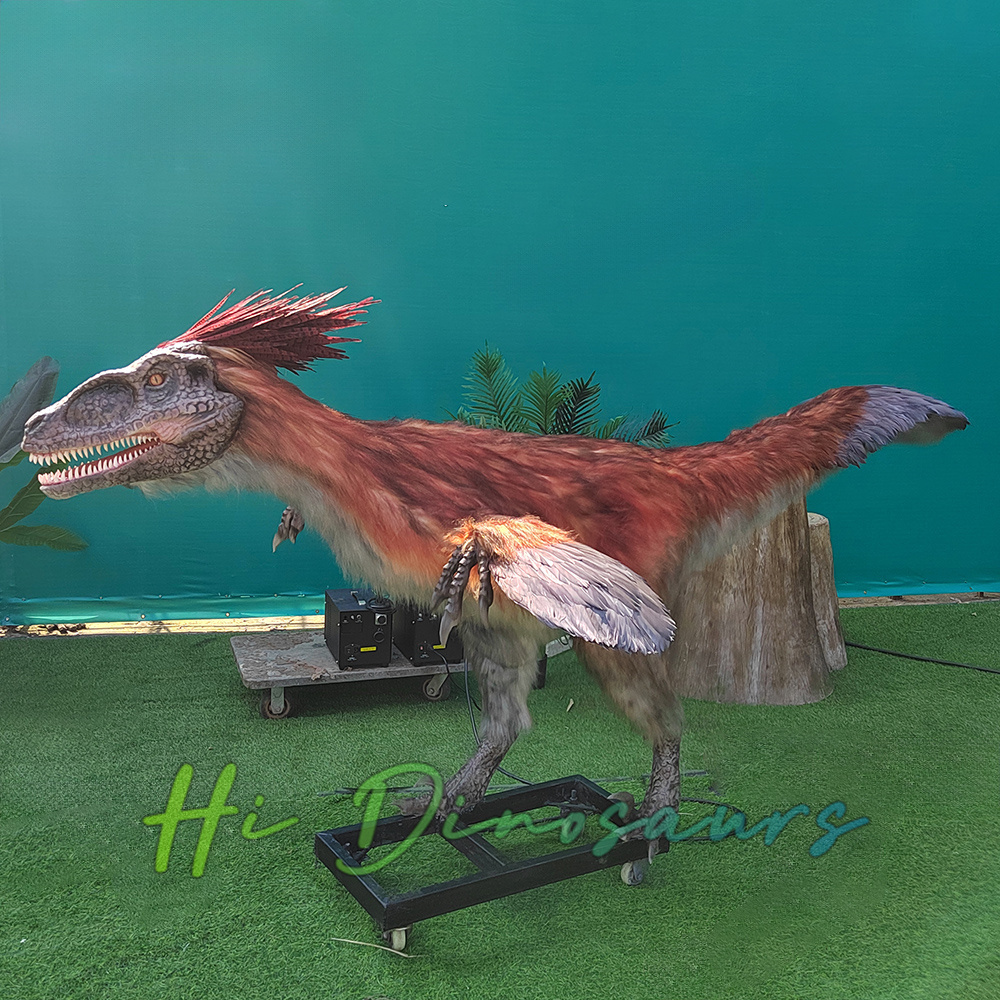 Jurassic World Dominion Animatronic Pyroraptor Model | Hi Dinosaurs