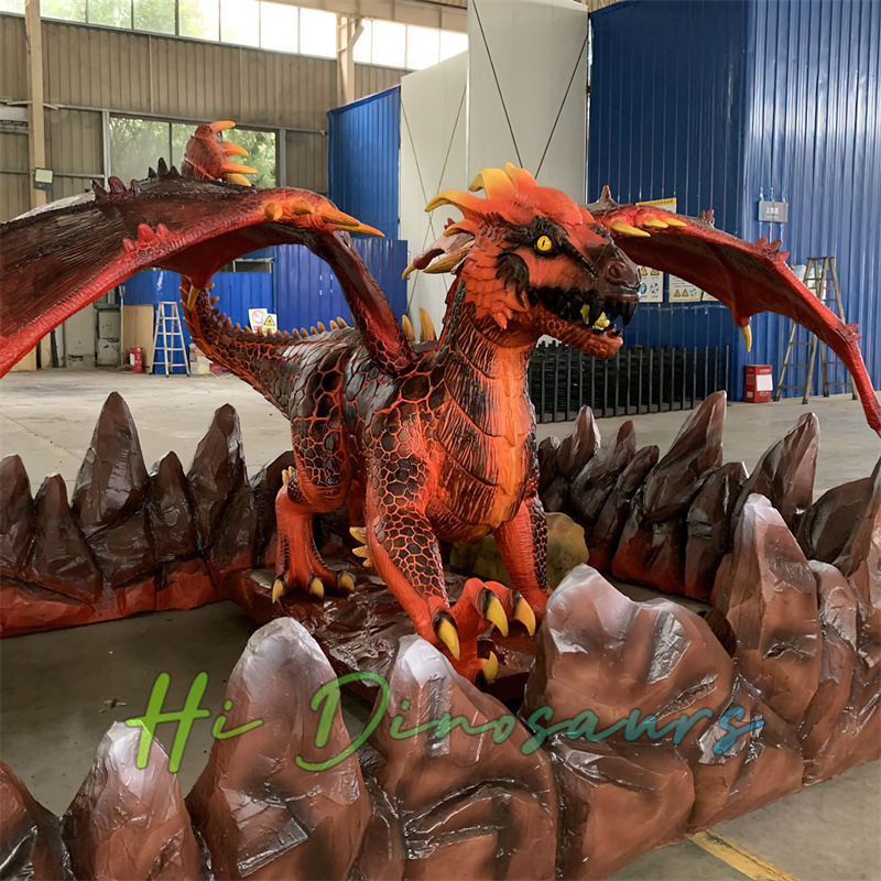 Life Size Robotic dragon model | Hi Dinosaurs