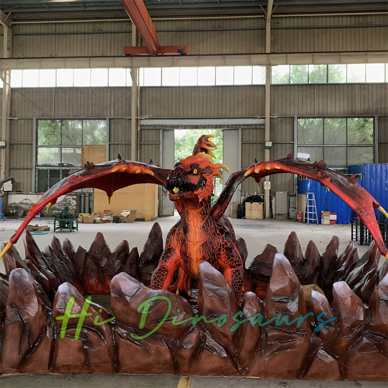 Life Size Robotic dragon model | Hi Dinosaurs