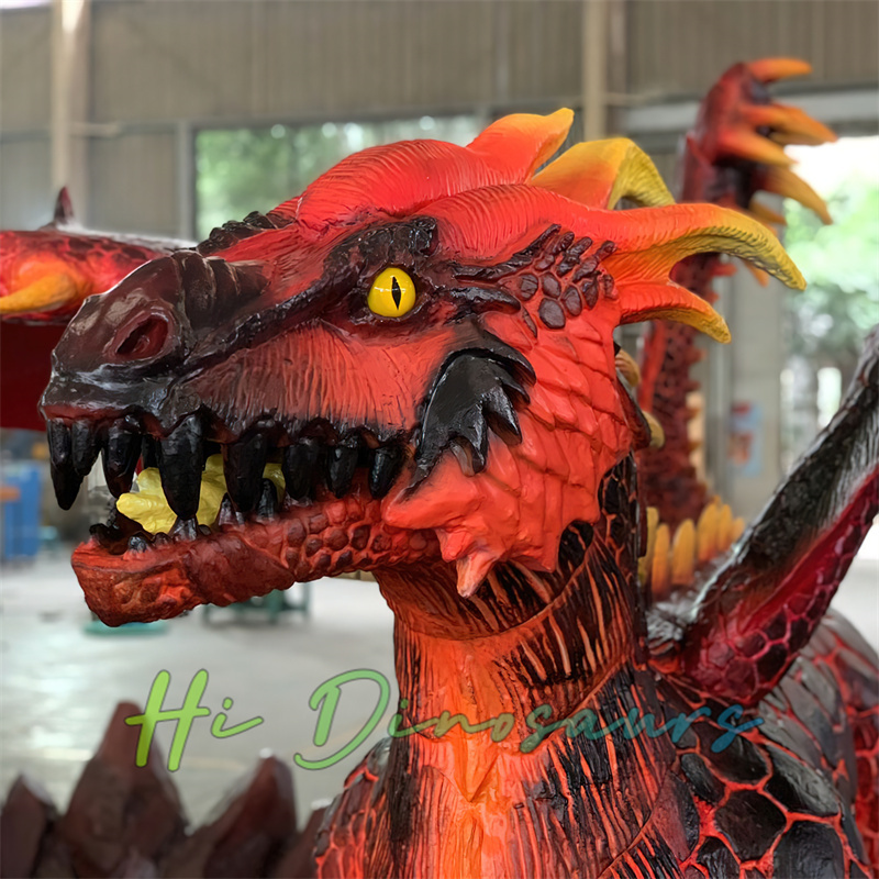 Life Size Robotic dragon model | Hi Dinosaurs