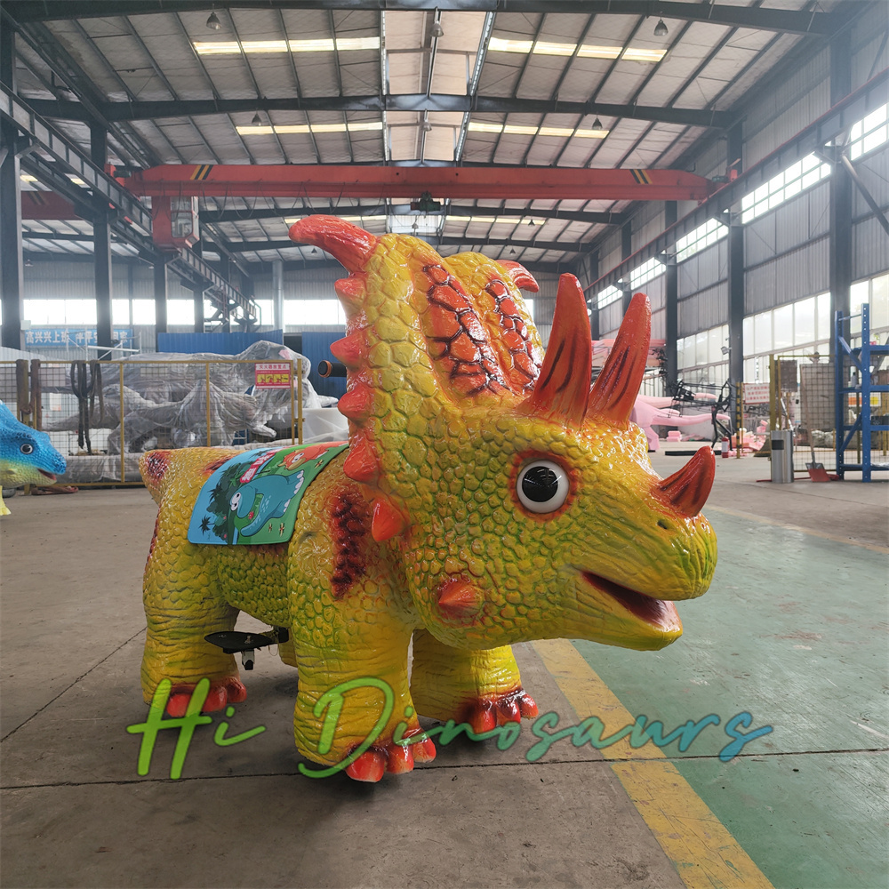 Vivid Theme Park Dinosaur Kid Ride | Hi Dinosaurs