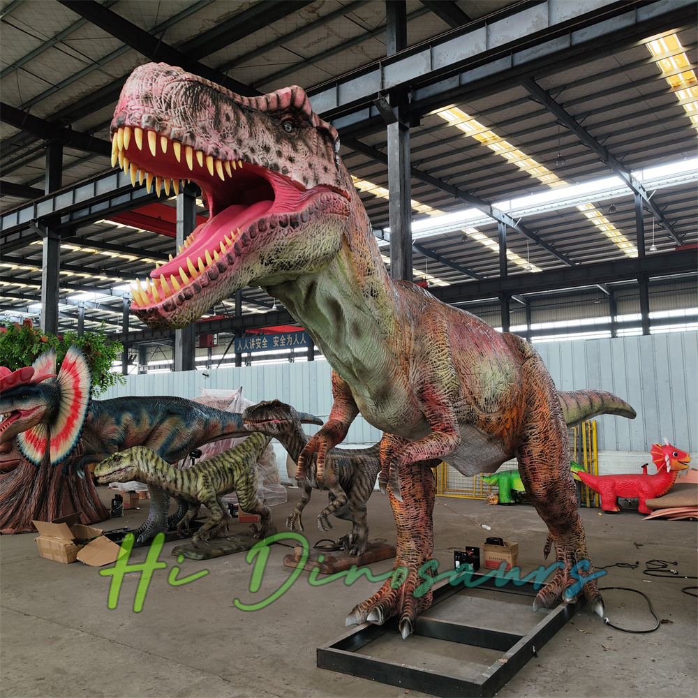 Life-Size 8M Realistic Animatronic Tyrannosaurus Rex Dinosaur Statue ...