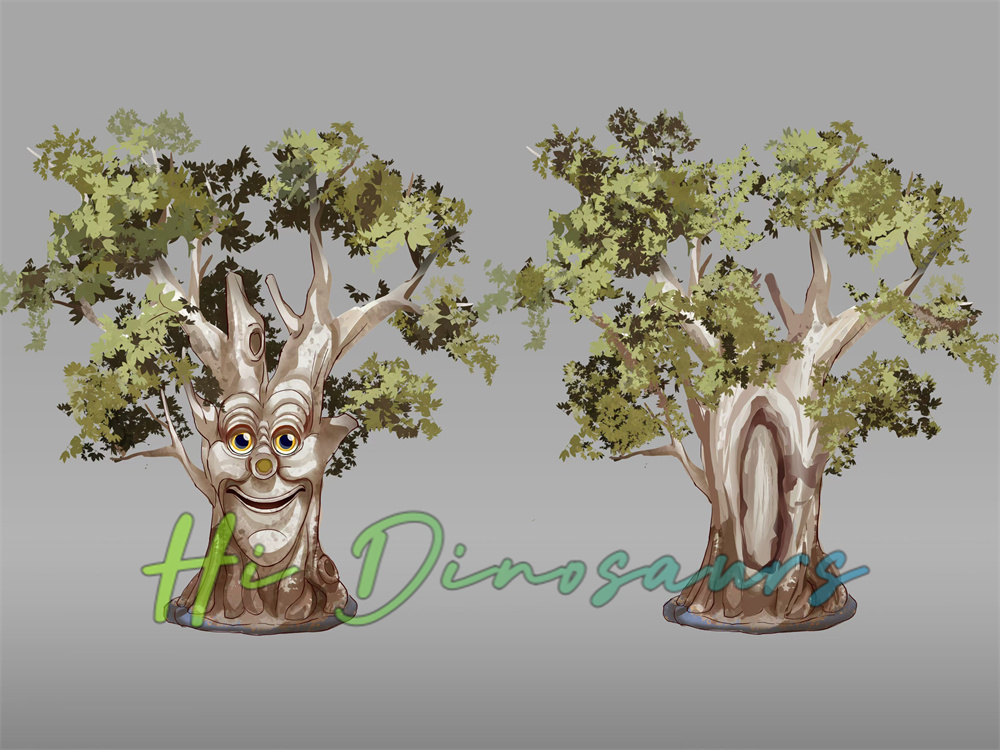 Outdoor Animatronic Talking Trees for Gardens | Hi Dinosaurs