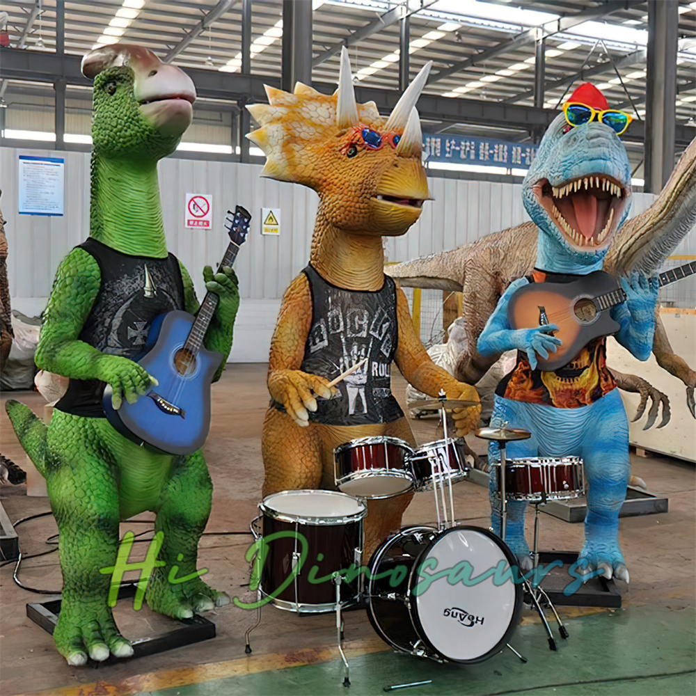 Cartoon Animatronic Dinosaur Band For Sale | Hi Dinosaurs