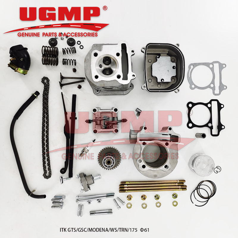 CYLINDER HEAD COMPLETE 61MM ITALIKA GTS175 GSC175 TRN175 WS175