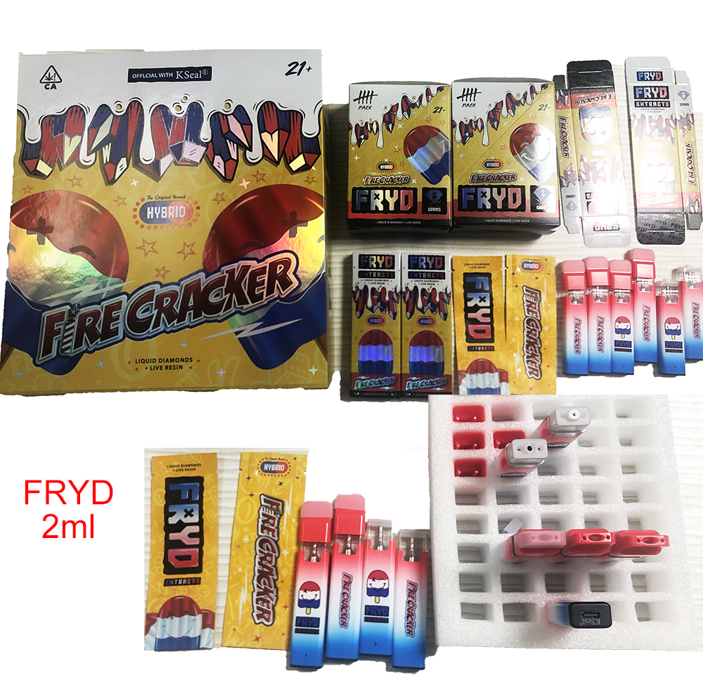 Fryd Disposable Vape Pen FRECRACKER Empty 2ml Pods Carts Tank Limited ...