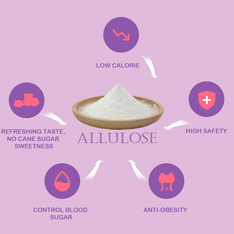 Wholesale High Purity Food Sweetener D-allulose Sugar Powder Allulose