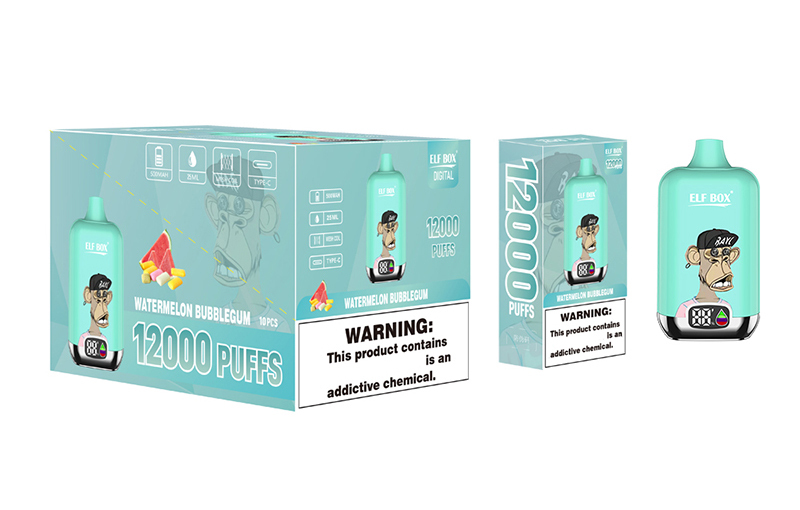 Elf Box Digital 12000 Puffs Disposable Vape with Smart Screen