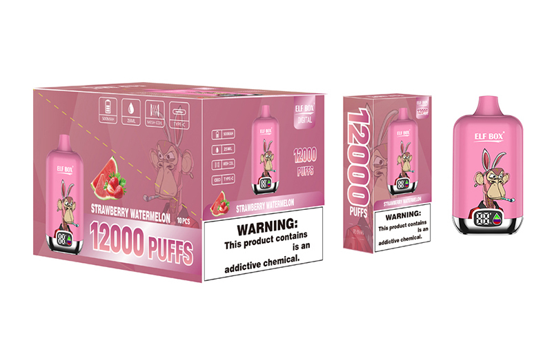 Elf Box Digital 12000 Puffs Disposable Vape with Smart Screen
