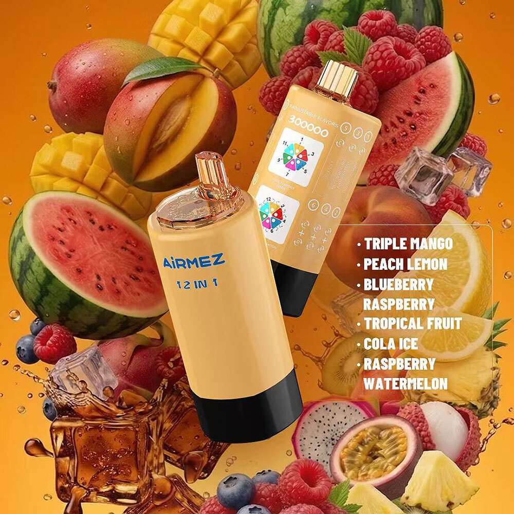 Airmez Exclusive 300000 Puffs 12 In 1 Disposable Vape