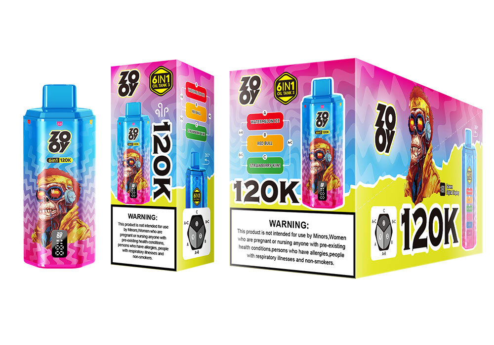 Zooy 120000 Puffs 6 In 1 Disposable Vape