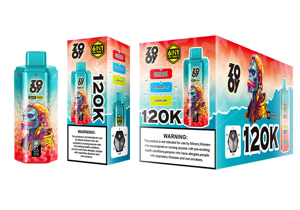 Zooy 120000 Puffs 6 In 1 Disposable Vape