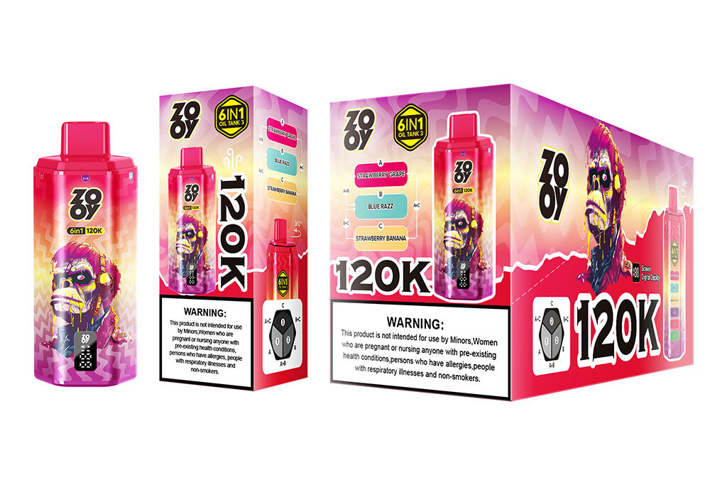 Zooy 120000 Puffs 6 In 1 Disposable Vape