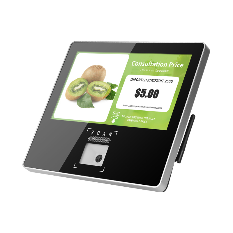 11.6inch Price Checker Windows Wall POS Terminal 2D Barcode Scanner ...