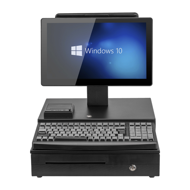 in stock desktop cash register 15.6 Inch Dual Screen All In One Point ...