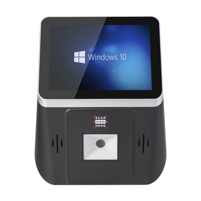 Windows10 self-service pos terminal hardware QR scan price checker
