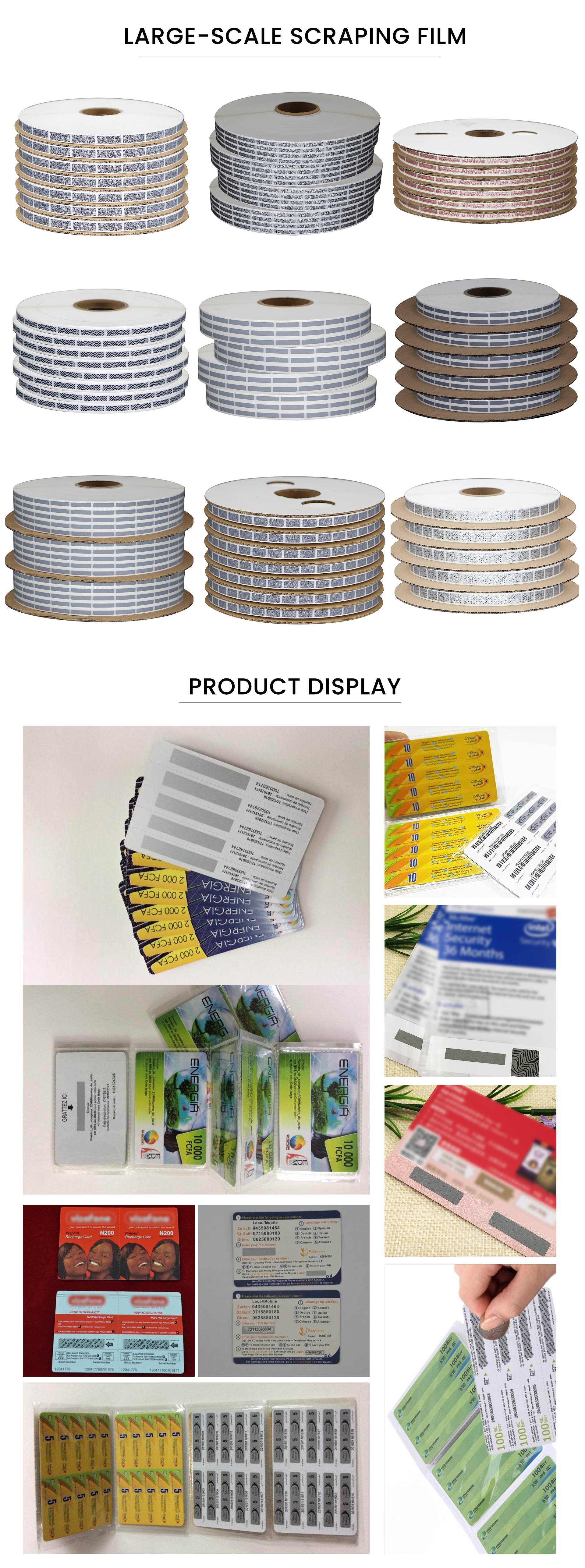 Online shopping for Scratch Off Labels at the right price & Fast Shipping