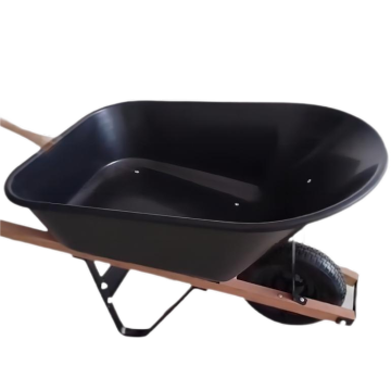 Wheel Barrow WH7803, 6 cu.ft 100L Plastic Tray, With 16"X4.00-8 ...