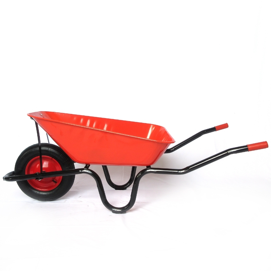 Wheel Barrow WB3800A, 4cu.ft 60L Steel Tray With 3.50-8 Pneumatic Wheel