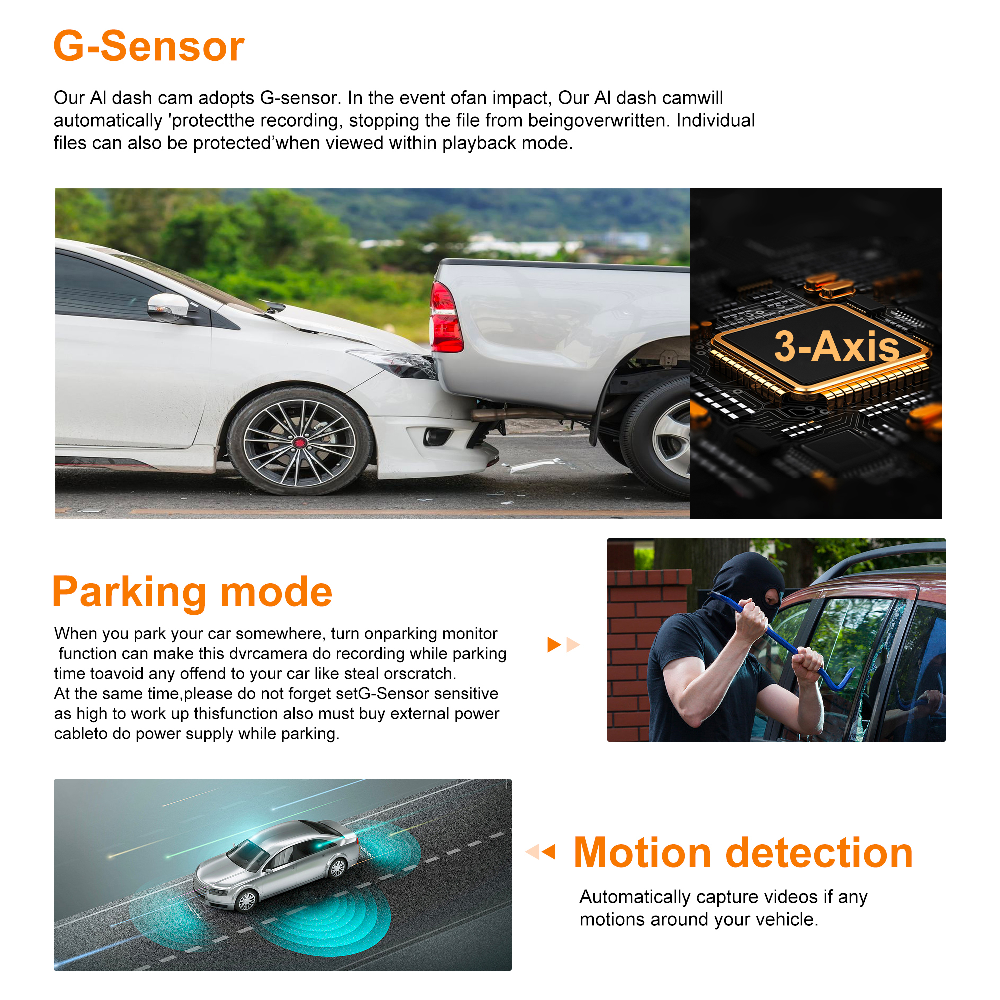 Sony 4K AI dashcam Best 2023 Dashcam, Voice Commands, ADAS functions