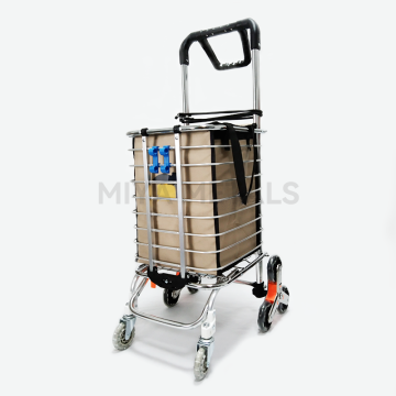 light weight climbing stairs 8 wheeled shopping trolley