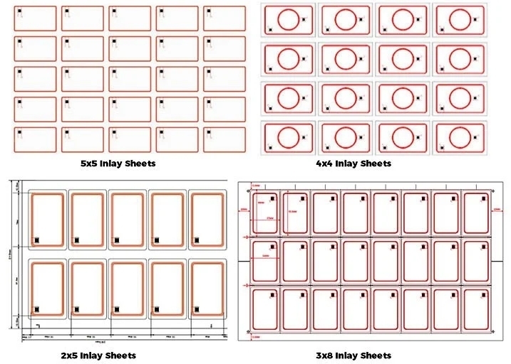 Mifare 1K IC card inlay sheet, RFID card inlay sheet,Prelam inlay sheet,PVC inlay sheet