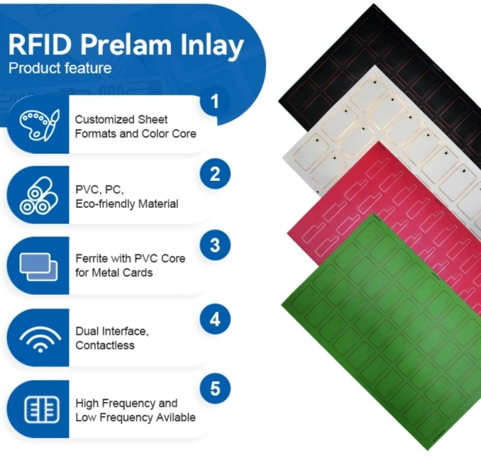 Recycled PVC Prelam Sheet,Dual interface RPVC inlay, DI Card PVC inlay ...