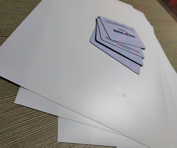 Sheet PETG Card A3 Size Eco Friendly National ID Card Prodution Plastic ...