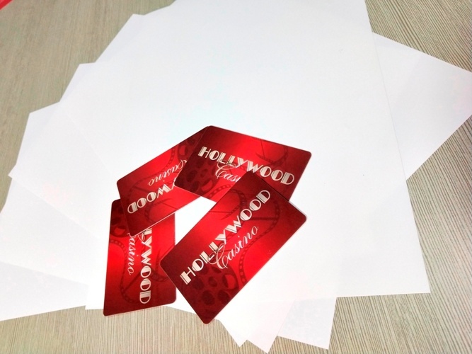 Sheet PETG Card A3 Size Eco Friendly National ID Card Prodution Plastic ...