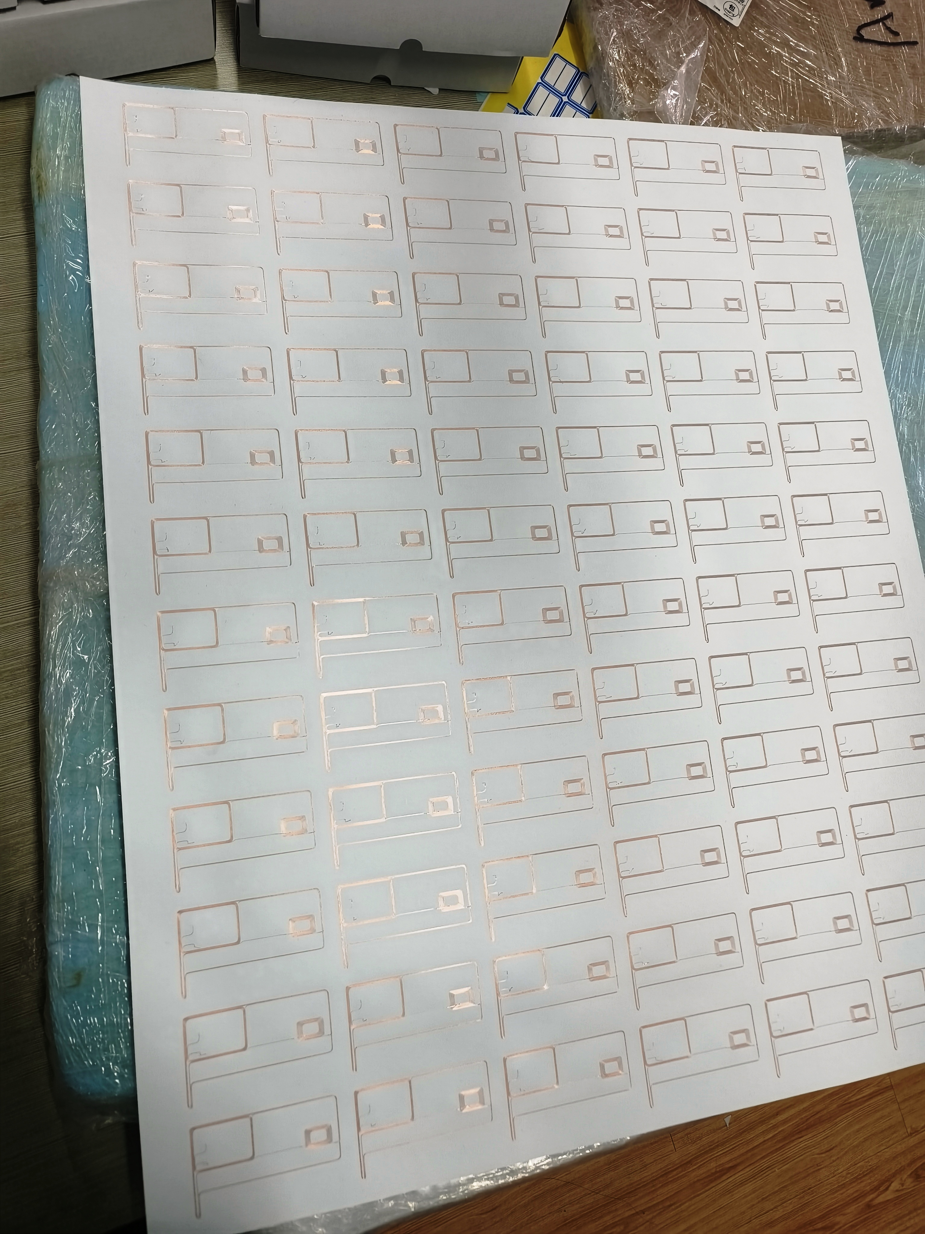 Dual interface RPVC inlay, Recycled PVC Prelam Sheet, DI Card ...