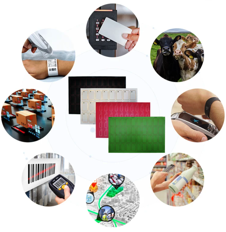 NFC Prelam sheets, Recycled PVC card inlay, RPVC Mifare Prelams, Dual ...