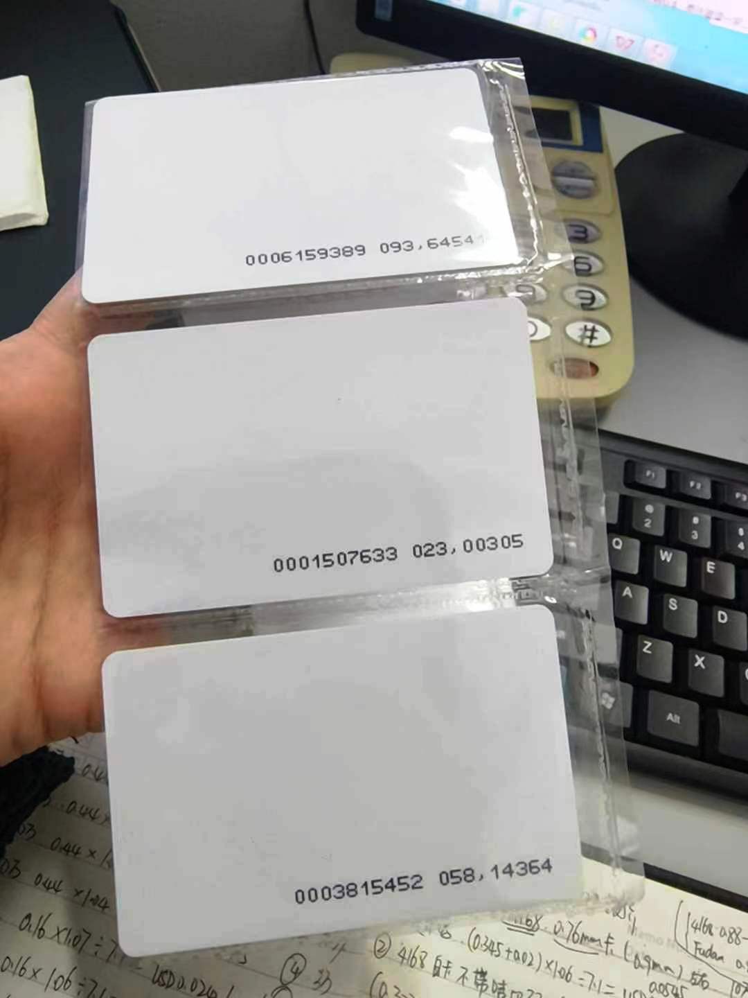 RPVC Fudan Card ,IC card, ID card, CPU card, contact IC card, Mifare 4k ...