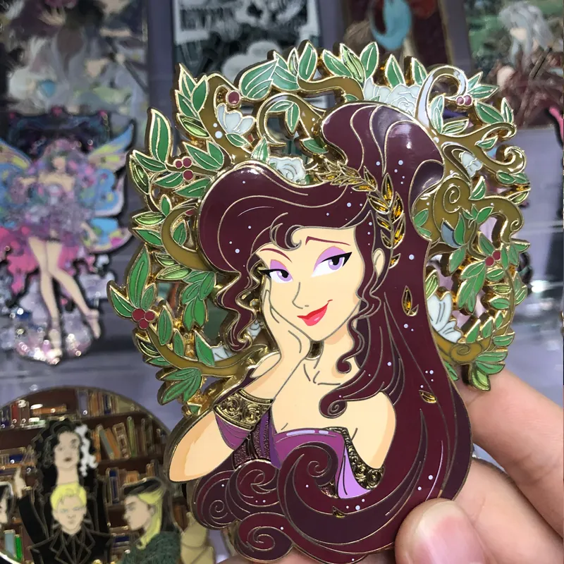 Custom Large Anime Pin Hard Enamel