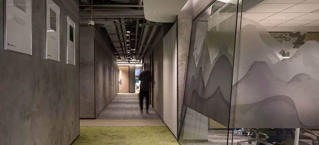 FUFINI Microcement Case|Shenzhen Microsoft office building-cement art ...