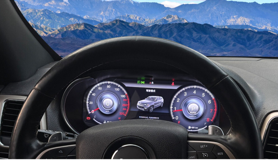 How to Install Digital Cluster Instrument Dash Panel Speedometer ...