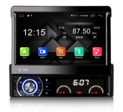 7" Single One 1 Din Android Head Unit Car Stereo Multimedia GPS ...