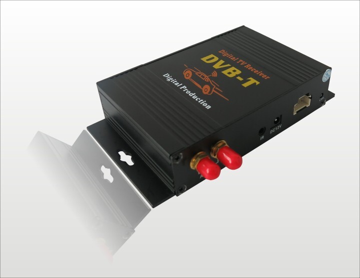 Europe DVBT DVB-T MPEG4 Car Mobile Digital TV Receiver Box Tuner Double ...