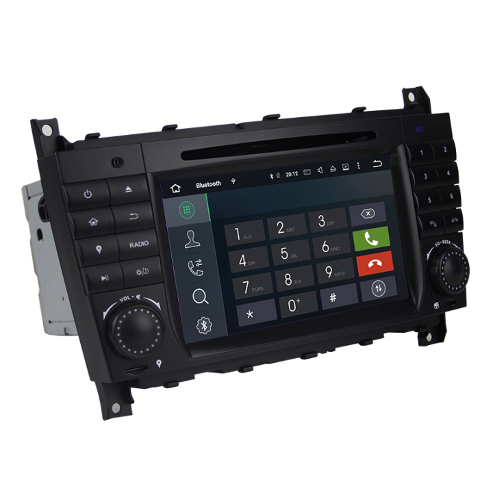 7" Android Car Radio Audio Sat Nav Head Unit Mercedes Benz C CLK CLC ...