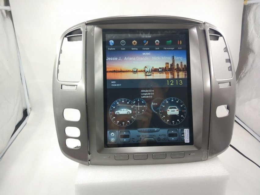 12.1" Tesla Style Android Car Multimedia Stereo Radio Audio DVD GPS ...