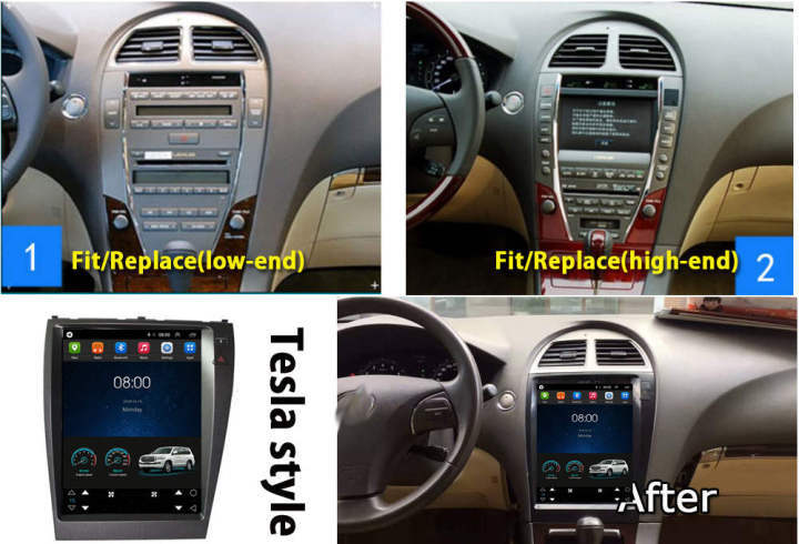 12.1" Tesla Style Android Car Stereo Radio Audio Multimedia DVD GPS ...
