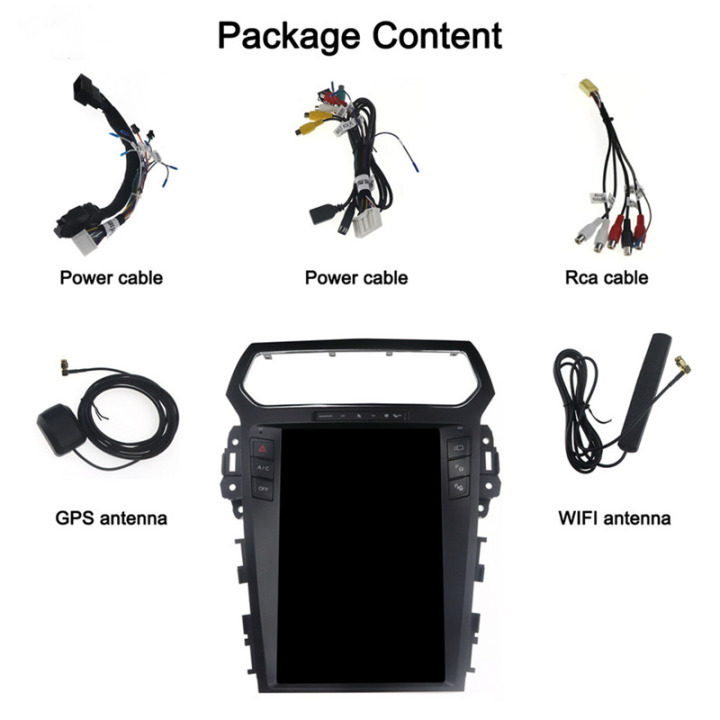 12.1" Vertical Screen Tesla Android Radio Audio Car Stereo DVD GPS ...