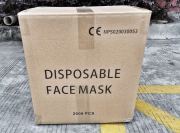 CE Face Mask Disposable Protective 3 Layer Non-Woven Fabrics Ear Loop ...