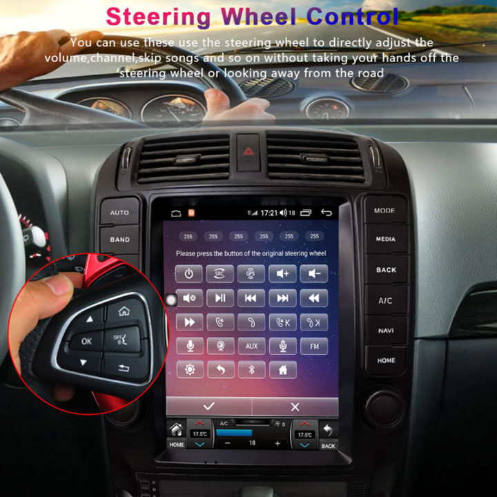 15.6" Tesla Style Android Car Stereo Radio Audio GPS Navigation Head ...